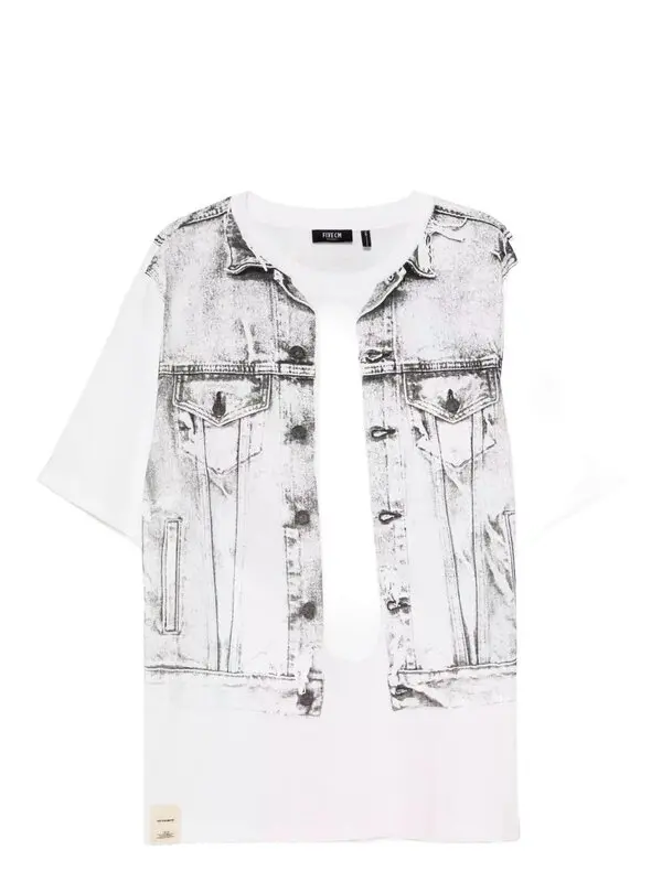 FIVE CM Graphic-print T-shirt - White