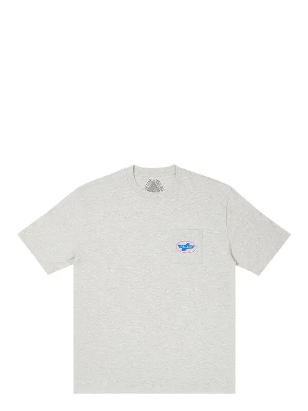 PALACE Postal T-shirt Marl - Grey