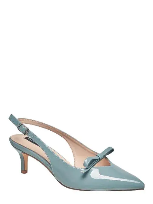 French Connection Quinny Slingback Kitten Heel - Blue