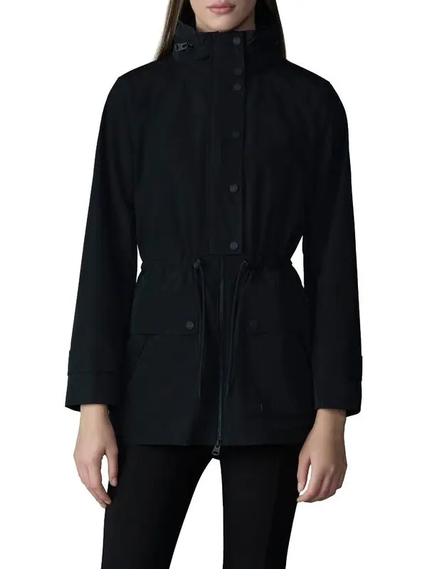 Mackage Keryn Hooded Rain Jacket - Black
