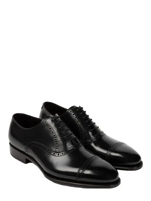 ANTHONY VEER Windsor Brogue Oxford - Obsidian Black