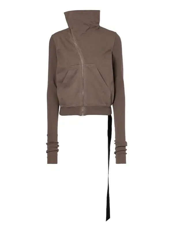 Rick Owens Mountain Sweat Cotton Jacket - Brown