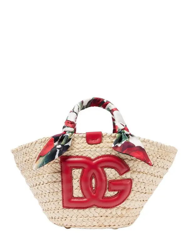 Dolce & Gabbana Kendra Small Basket Bag - Red