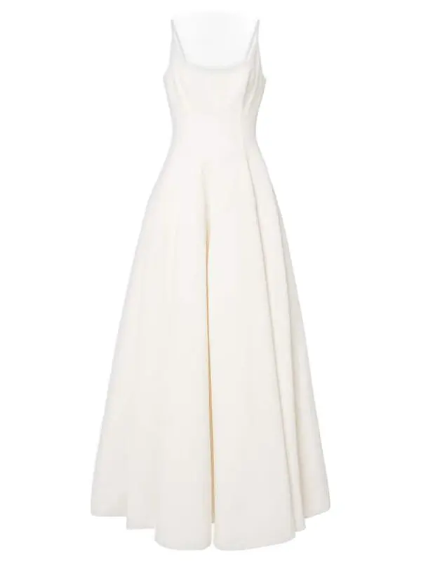 Staud Bridal Joy Cotton-blend Maxi Dress - White