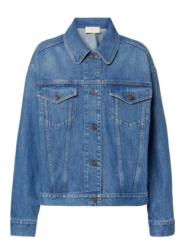 THE ROW Sebilia Denim Trucker Jacket - Blue