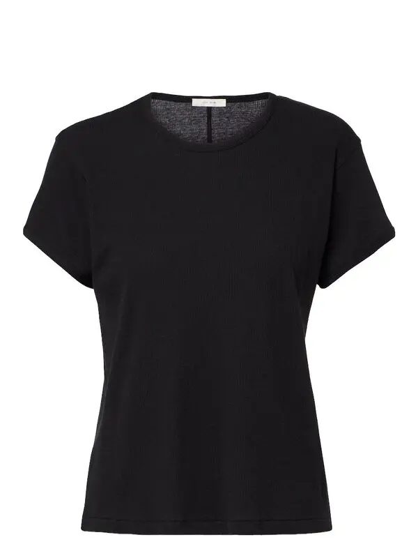 THE ROW Nimbus Cotton-blend Jersey T-shirt - Black