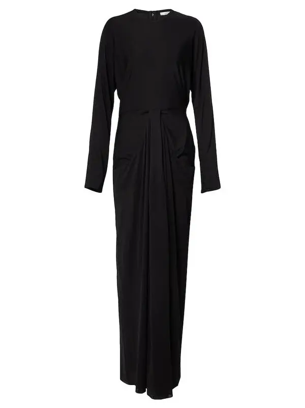 THE ROW Anselm Jersey Maxi Dress - Black