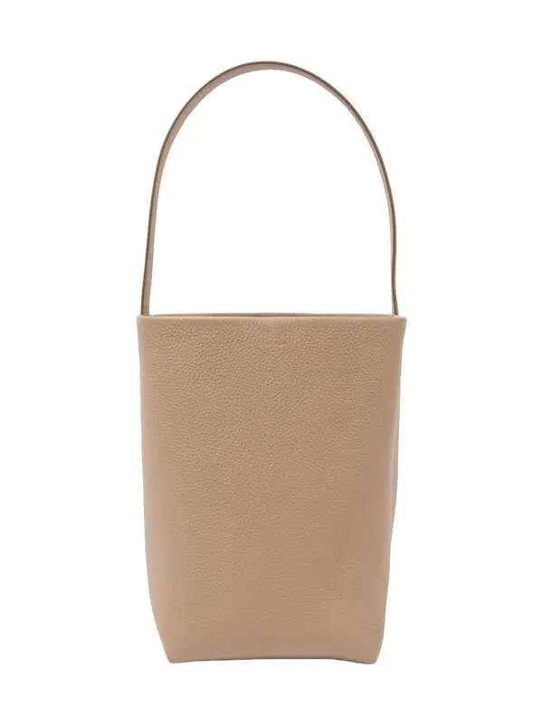 THE ROW N/s Park Medium Leather Tote Bag - Beige