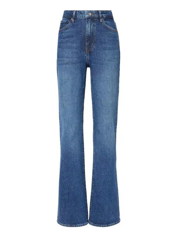 FRAME Arrow High-rise Bootcut Jeans - Blue