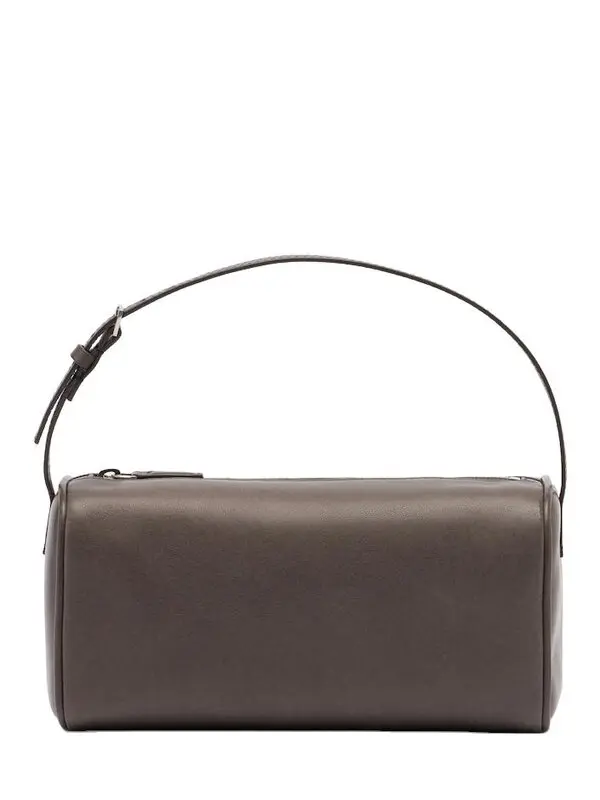 THE ROW 90s Leather Top Handle Bag - Brown