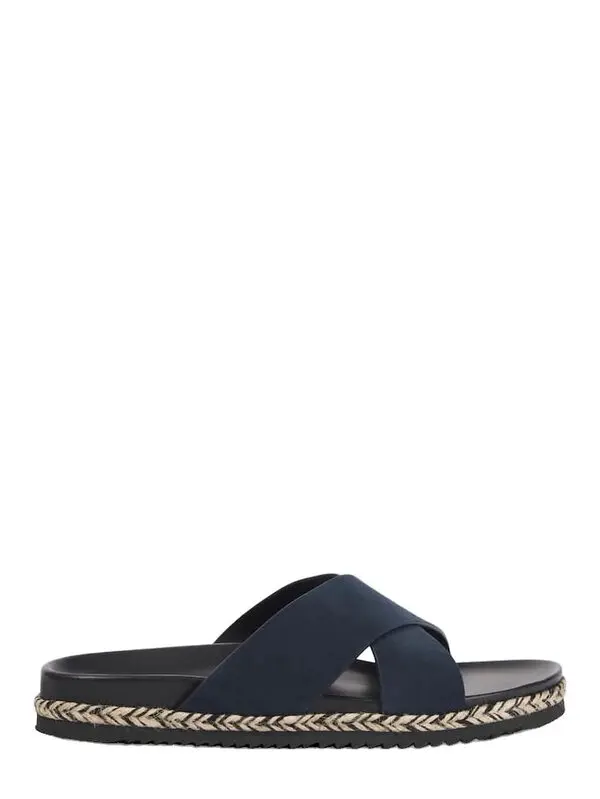 Frescobol Carioca Breno Suede Espadrille Sandals - Blue