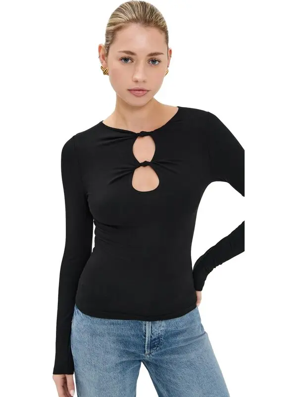 LE BOP Brigitte Top - Black