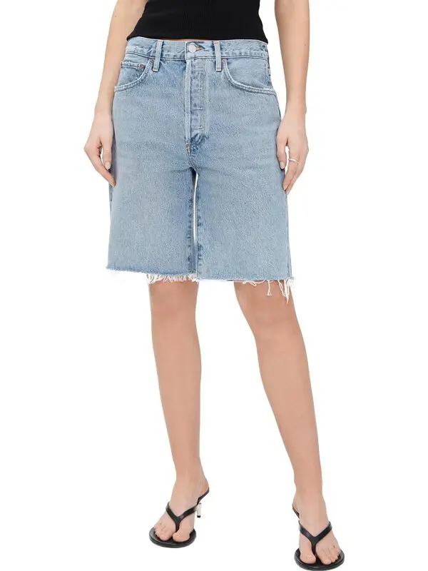 AGOLDE 90's Mid-rise Denim Shorts - Force