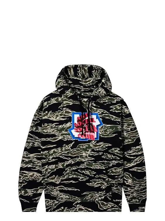 ANTI SOCIAL SOCIAL CLUB X Undefeated Play Hoodie - Tiger Camo