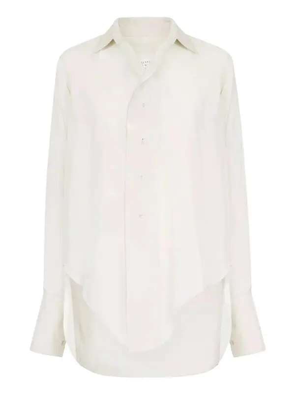 MAISON MARGIELA Long-sleeve Buttoned Shirt - Neutrals