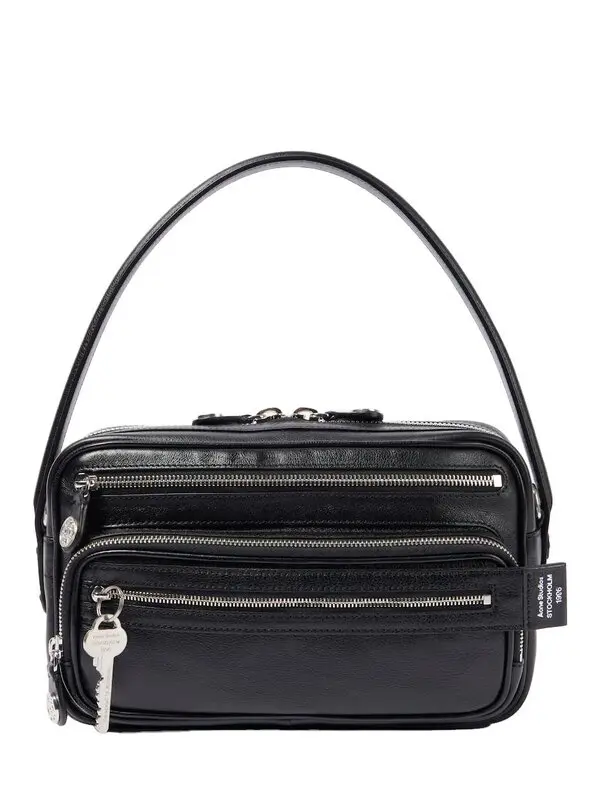Acne Studios Leather Shoulder Bag - Black