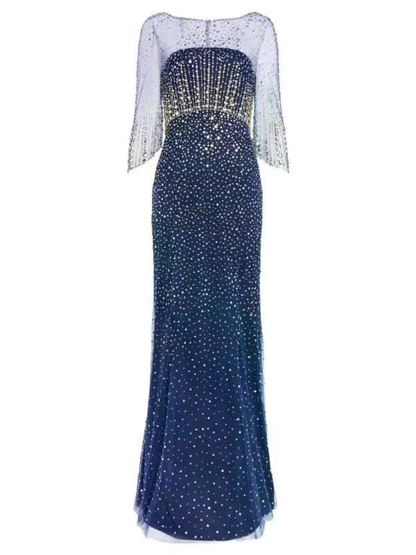 Jenny Packham Kiya Maxi Dress - Blue
