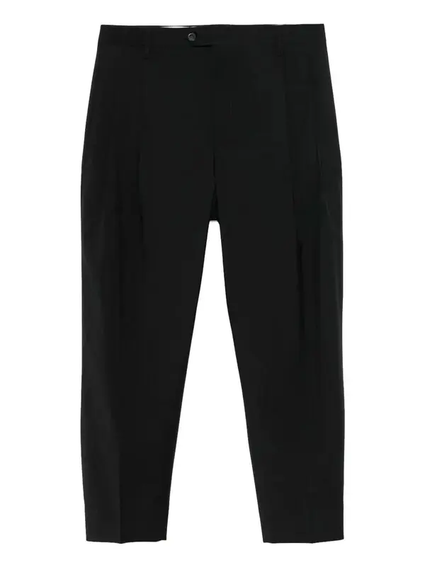 BRIGLIA 1949 Pleated Trousers - Black