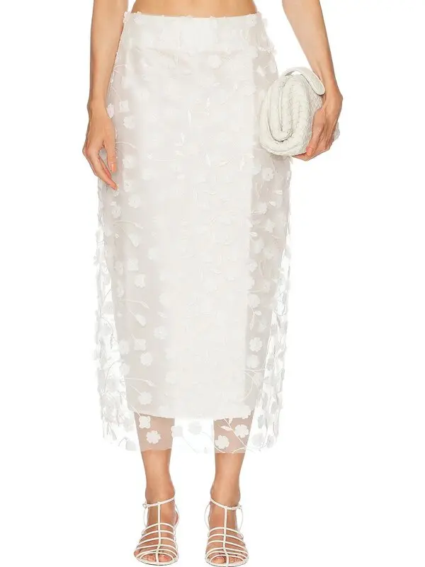 MARLIES GRACE Heather Skirt - White