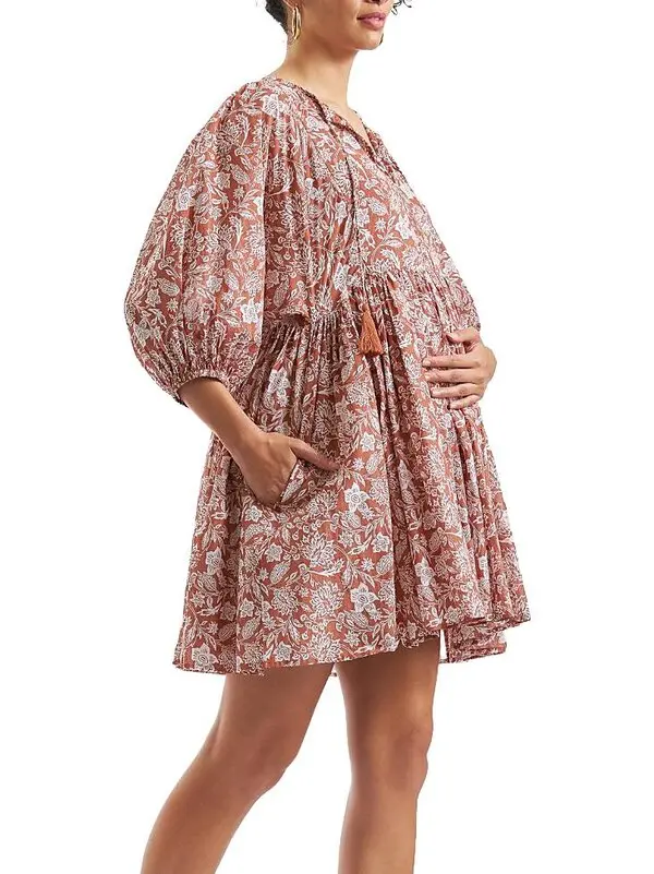 RIPE MATERNITY Cali Nursing Dress - Orange