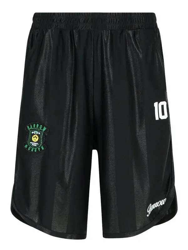 BARROW Polyester Bermuda Shorts - Black