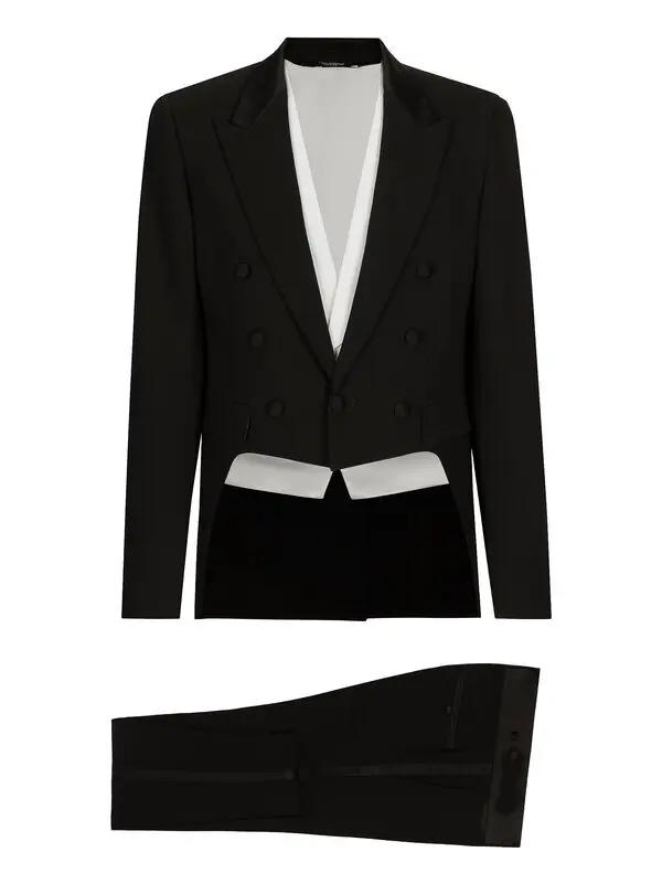 Dolce & Gabbana Single-breasted Tuxedo Suit - Black