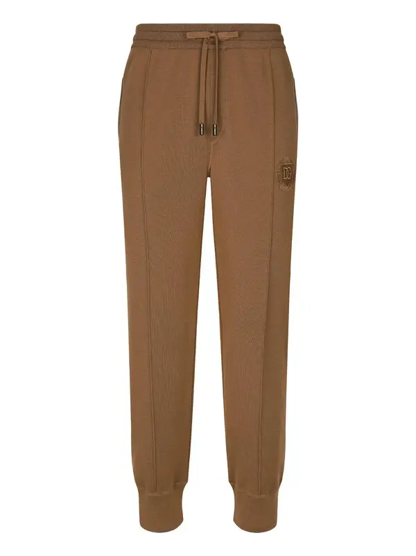 Dolce & Gabbana Wool Jogging Pants - Beige