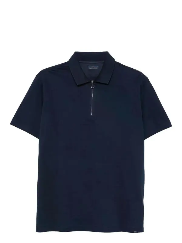 Paul & Shark Cotton Polo Shirt - Blue