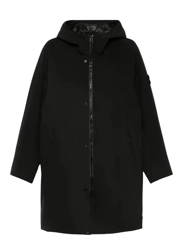 Stone Island Padded Coat - Black