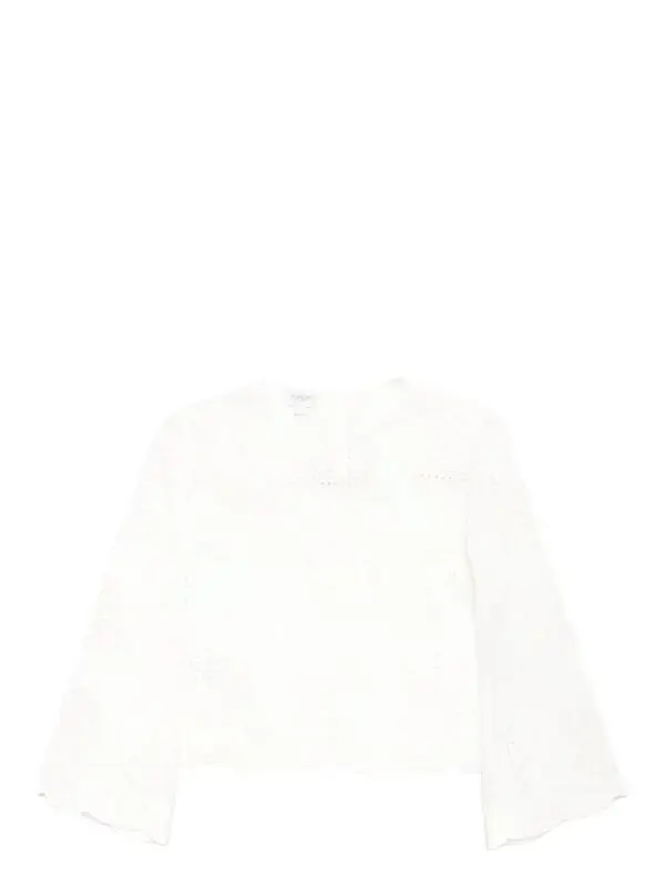Giambattista Valli Round-neck Top - White