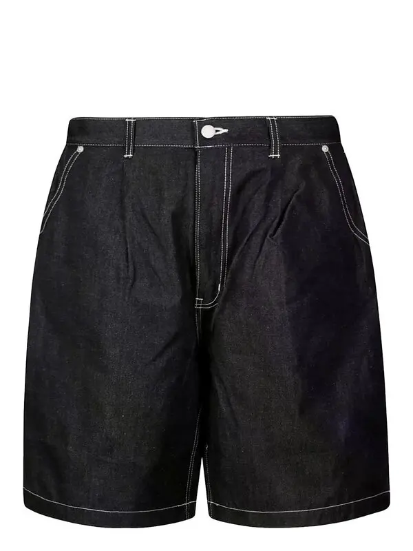 Comme Des Garçons Denim Bermuda Shorts - Blue