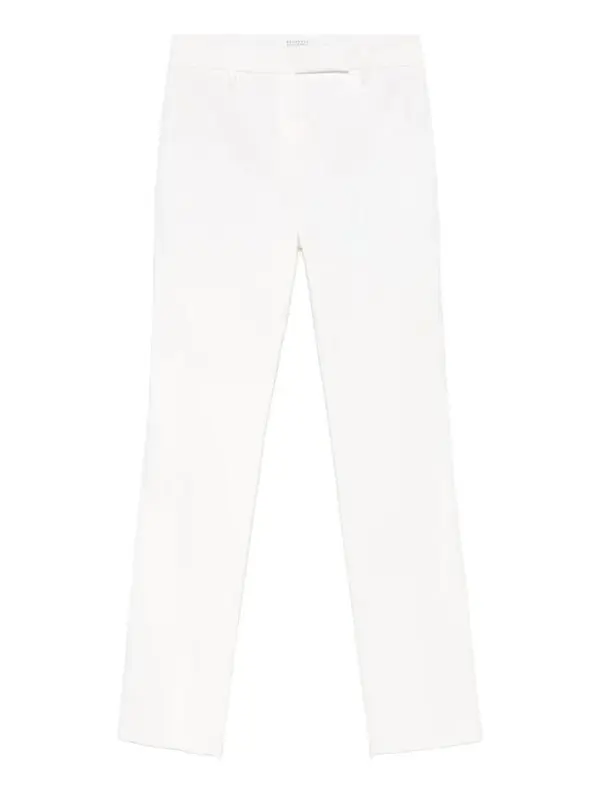 Brunello Cucinelli Twill Trousers - White