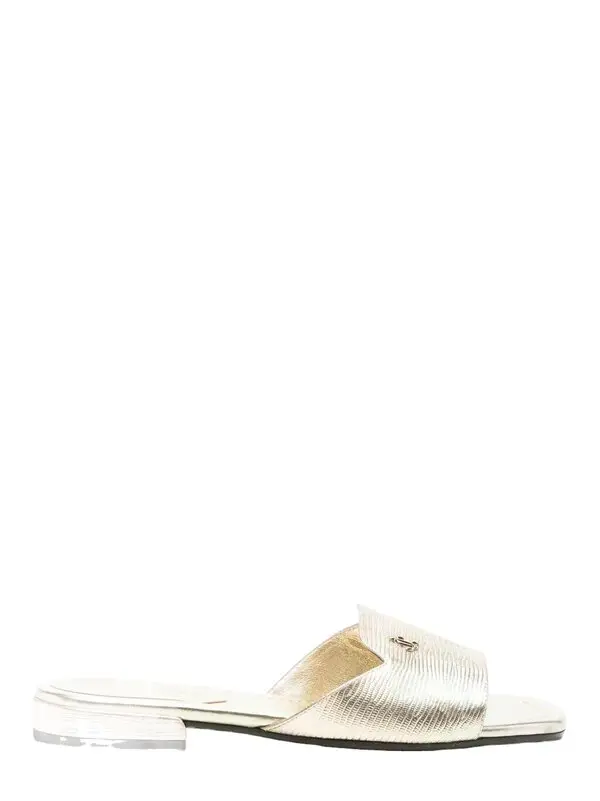 JIMMY CHOO Dina Sandals - Gold