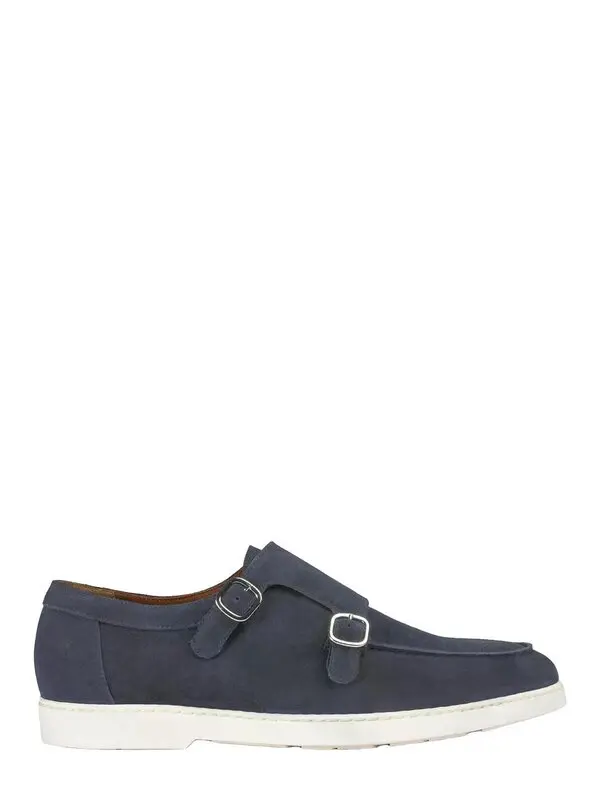 DOUCAL'S Suede Monk Shoes - Blue
