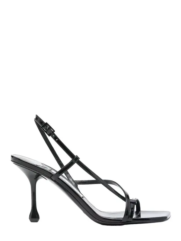 JIMMY CHOO 80mm Etana Sandals - Black