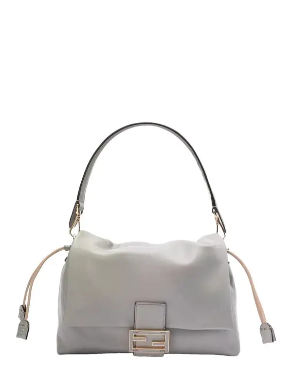Fendi Mamma Baguette Shoulder Bag - Grey