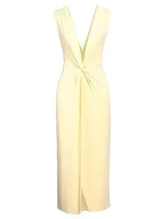 PATRIZIA PEPE SERA Midi Bodycon Dress - Yellow