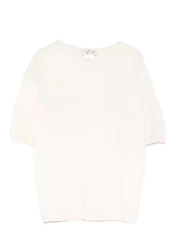 Bruno Manetti Cashmere T-shirt - White