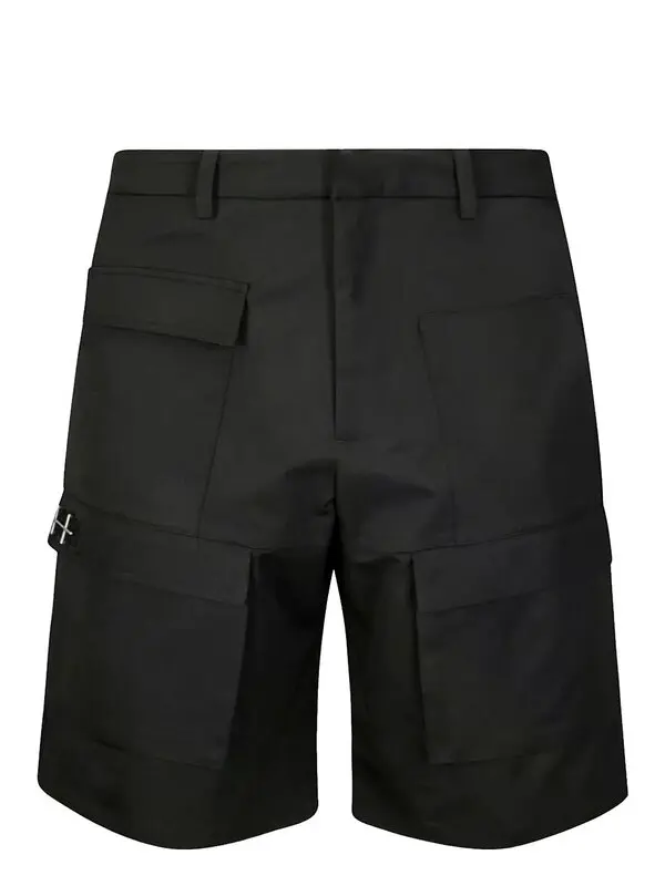 HELIOT EMIL Cellulae Cargo Shorts - Black