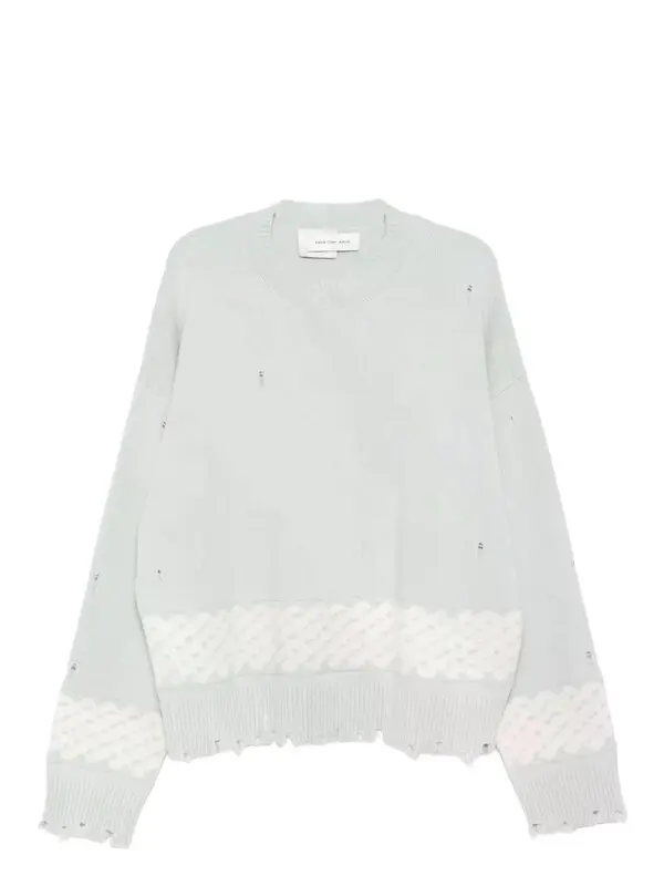 FENG CHEN WANG Jacquard Jumper - Green