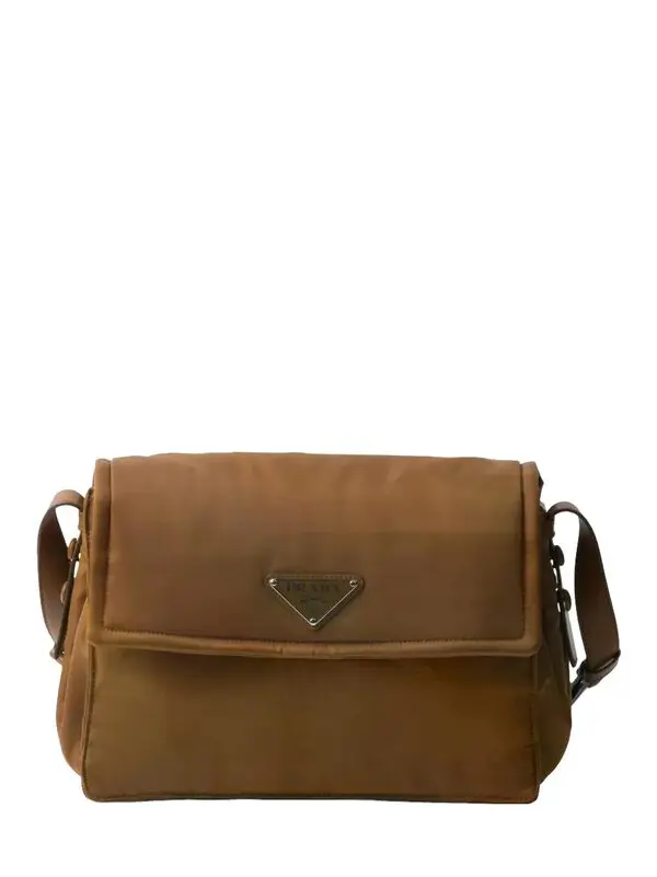 Prada Medium Traveller Shoulder Bag - Brown