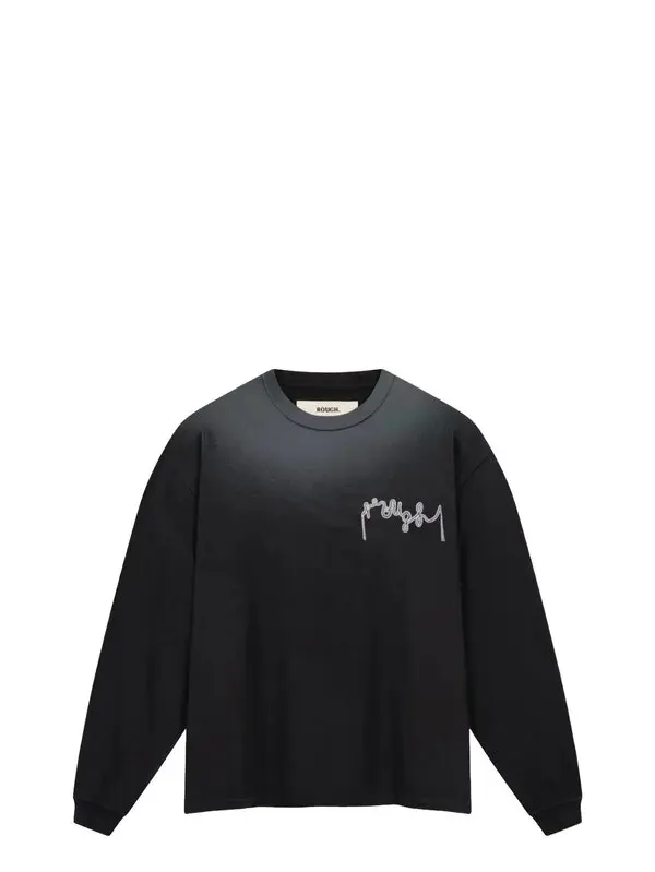 ROUGH. Cotton Sweatshirt - Black