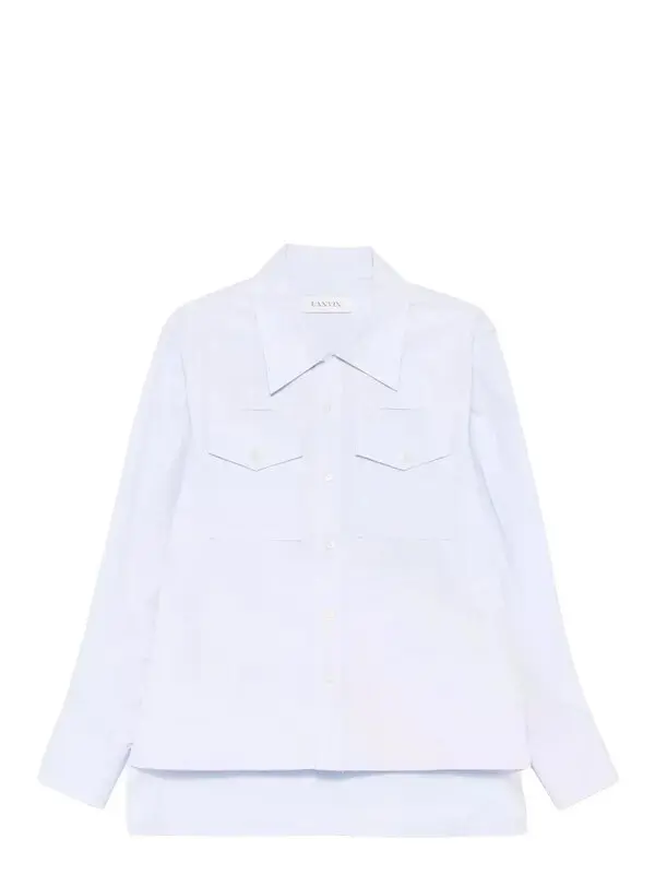 LANVIN Cotton Shirt - Blue