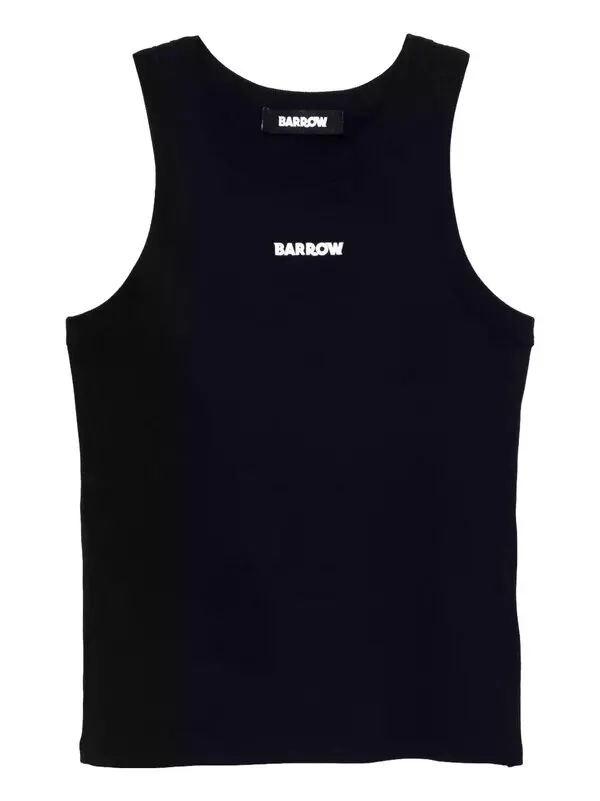 BARROW Logo-tape Tank Top - Black