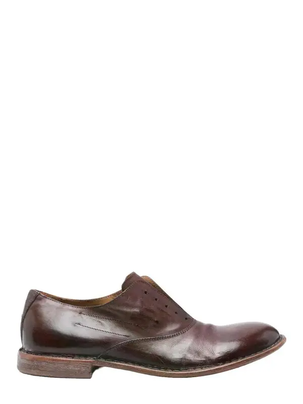 Moma Leather Derby Shoes - Brown