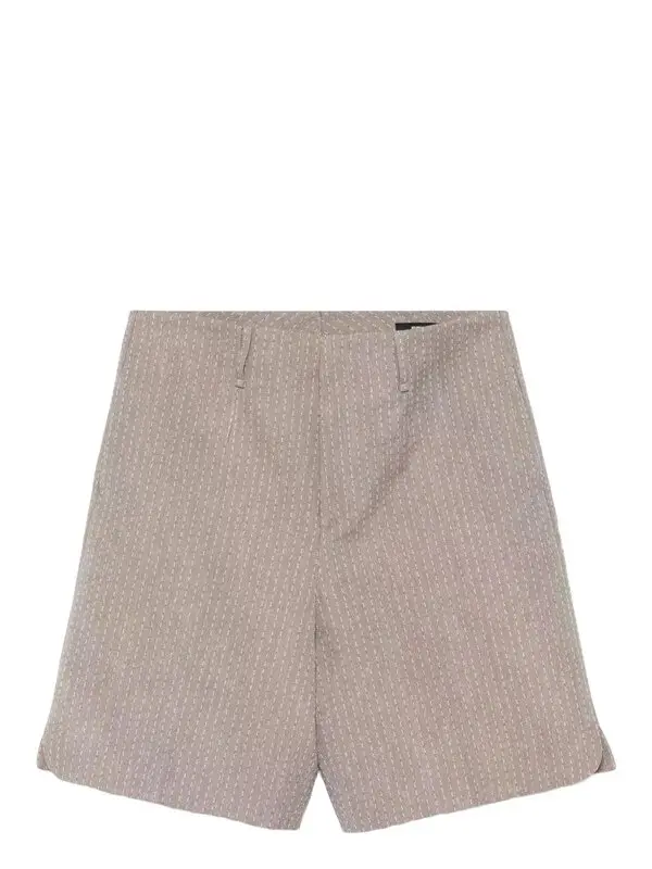 Fendi Jacquard Shorts - Brown
