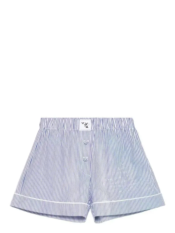 Vivetta Striped Shorts - Blue