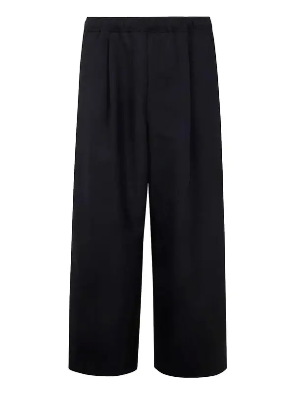 Comme Des Garçons Wool Trousers - Blue