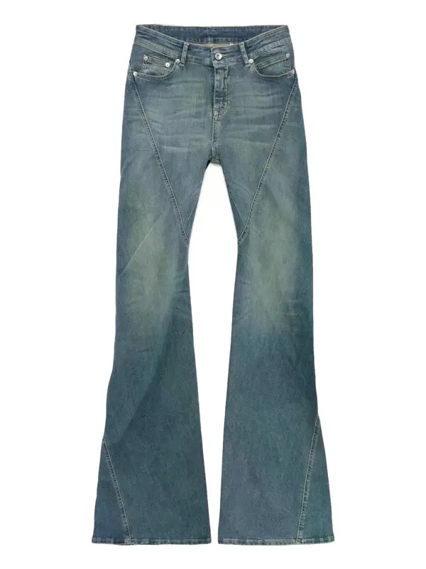 Rick Owens Bootcut Jeans - Blue