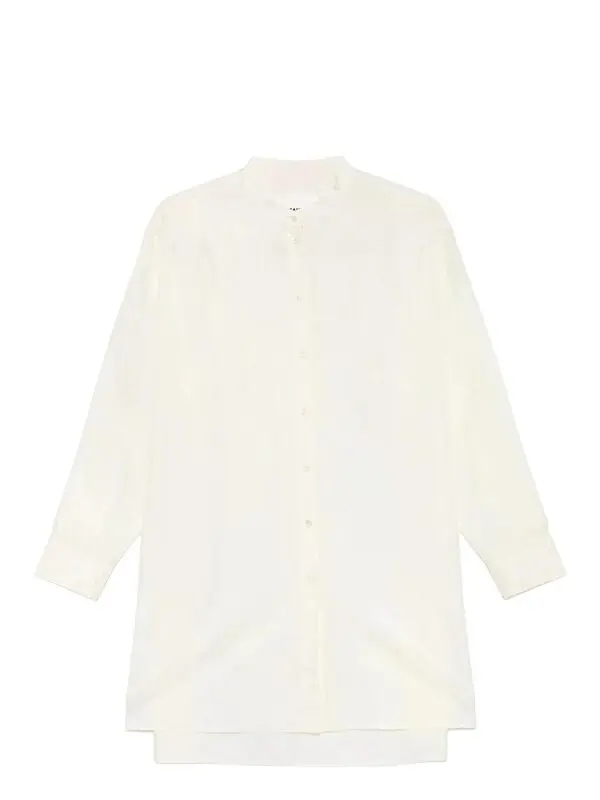JIL SANDER Satin Shirt - Yellow